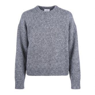 Alysi Rundhals-Strickware - - Knitwear - Damen - Grau - XS