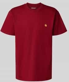 Carhartt Work in Progress T-Shirt mit Label-Stitching und Rundhalsausschnitt