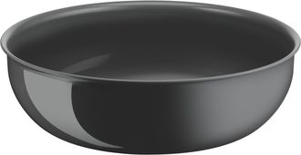 Lagostina Ingenio Vivissima, Wok aus Keramik, antihaftbeschichtet, 26 cm, mit abnehmbarem Griff, 100% recyceltes Aluminium mit Thermo-Signal-Technologie für all