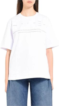 Sportmax Femme, Tops, Blanc, Taille: 40 FR T-Shirt