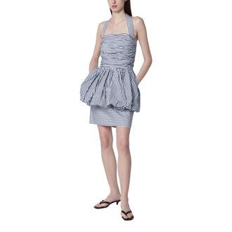 Patou Halterneck Bloomer Mini Kleid - - Dresses - Damen - Mehrfarbig - XS