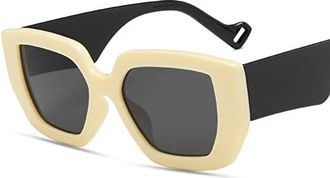 Generic Lunettes de soleil rétro à large monture pour décoration de fête en plein air pour homme et femme, G, 35 EU