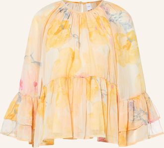 Y.A.S. Blusenshirt Mit 3/4-Arm Und R&uuml;schen beige