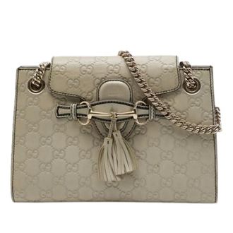 Gucci Pre-owned Emily Shoulder Bag - Femme - Pre-owned - Beige - Taille: ONE Size