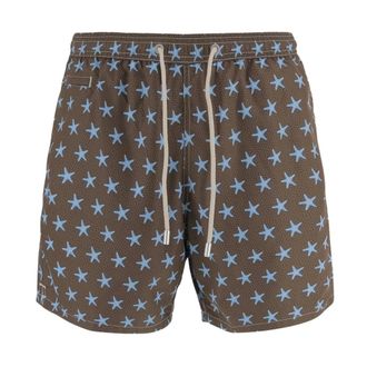 MC2 Saint Barth Homme, Maillots de bain, Brun, Taille: L Maillot de bain en nylon avec motif fantaisie