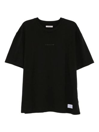 Ih Nom Uh Nit T-Shirt mit Logo - Schwarz