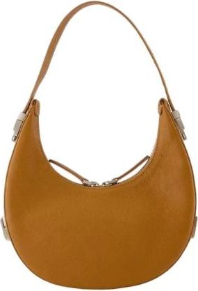 Osoi Osoi, Femme, Sacs, Brun, Taille: ONE Size Sac Hobo Rond en Cuir
