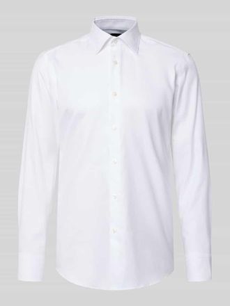 HUGO BOSS Slim Fit Businesshemd aus reiner Baumwolle Modell H-HANK-K