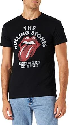 Cotton Division T-Shirt Unisex The Rolling Stone «Madisson SQ.Garden June 75», Reference : MEROLLITS012, Noir, Taille 3XL