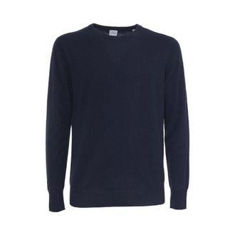 Aspesi Klassischer Kaschmirpullover - - Knitwear - Herren - Blau - 3XL