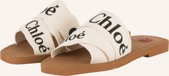 Chloé Pantoletten Woody weiss