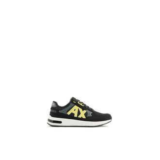 A|X Armani Exchange Nylon Micro-Suede Sneakers - - Shoes - Herren - Schwarzk - 40 EU