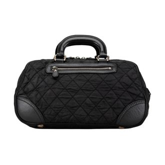 Chanel Sac bandouli&egrave;re matelass&eacute; Pre-owned Paris New York en nylon - Femme - Pre-owned - Noir - Taille: ONE Size