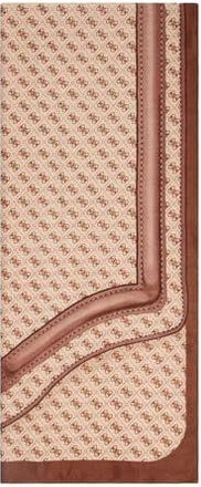 Guess NOELLE PRINTED SCARF 90X180.LATTE LOGO U