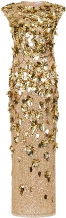 Rachel Gilbert Hugo Abendkleid - Gold