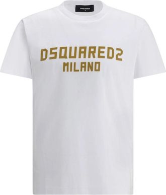 Dsquared2 DSquared2 - Milano T-Shirt f&uuml;r Herren, Baumwolle (Wei&szlig;)