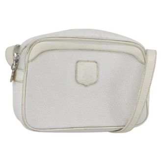 Celine Pre-owned Vintage Leder Crossbody Bag - - Pre-owned - Damen - Wei&szlig; - ONE SIZE