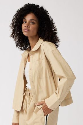 Alchemist Damen vegan Bluse Loes Tape Sand Beige