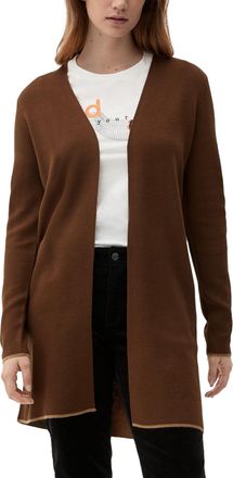s.Oliver Damen 2121682 Long Cardigan, Braun, 40 EU