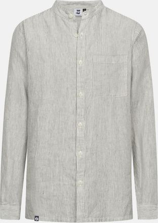 Hanseheld Leinenhemd LeinenLos! Herren Beige Gestreift Fi