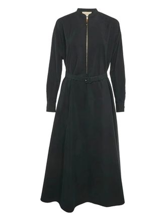 Gucci poplin belted maxi dress - Schwarz