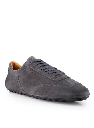HUGO BOSS Herren Sneaker grau Velours