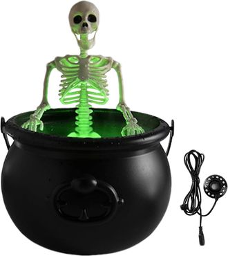Generic Halween Skeleton Decor, Witches Cauldron auf Stativ für Dekorationen für Gerichte, mit einer schnellen Montage und Demontage, dieses Produkt