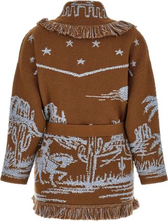 Alanui Canyon Spirit Cardigan - Brown
