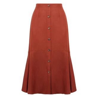 Agnona A-Linien-Midirock - - Skirts - Damen - Rot - XS