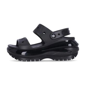 Crocs Schwarze Mega Crush Sandale mit 61mm Absatz - - Shoes - Damen - Schwarzk - 41 EU