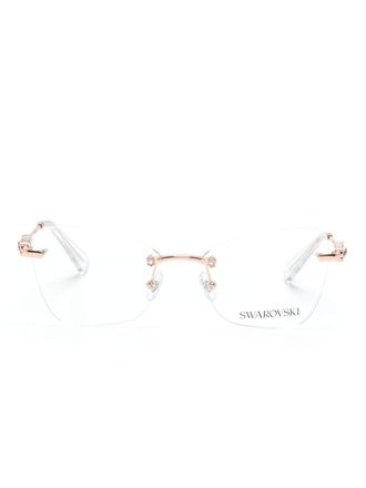 Swarovski Sonnenbrille mit Kristallen - Rosa