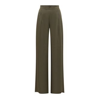 Max Mara Damen, Hosen, Gr&uuml;n, LGr&ouml;&szlig;e