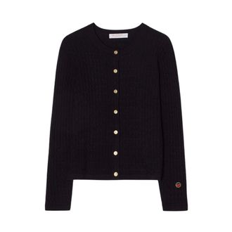 Busnel Cardigan Agnes - Femme - Pulls - Bleu - Taille: 44 FR