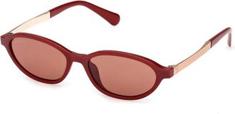 Max & Co. Oval Sonnenbrille - - Accessories - unisex - Rot - 53 MM