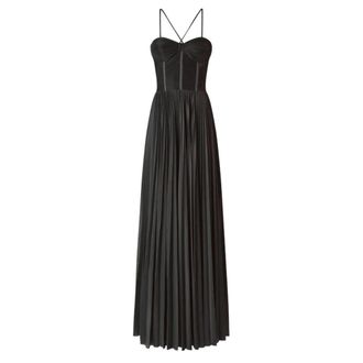 Pinko Elegantes &Auml;rmelloses Langes Kleid - - Dresses - Damen - Schwarzk - M