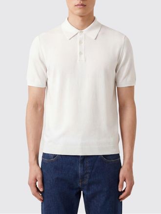 Roberto Collina Polo Homme couleur Blanc