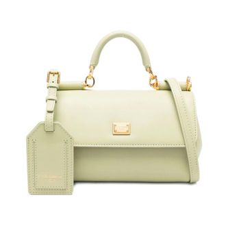 Dolce & Gabbana Femme, Sacs, Vert, Taille: ONE Size My Sicily Handbag