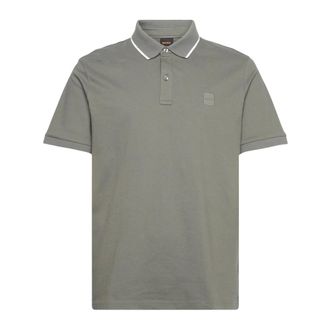 HUGO BOSS Homme, Tops, Gris, Taille: XL Polo en coton stretch