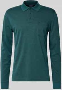 Christian Berg Regular Fit Poloshirt im langärmeligen Design