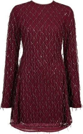 Rotate Robe courte &agrave; broderie perl&eacute;e