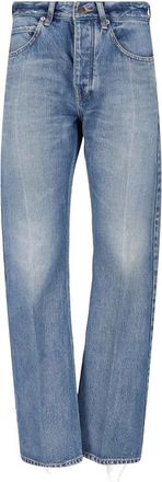 Balenciaga Straight Leg Jeans - Blau