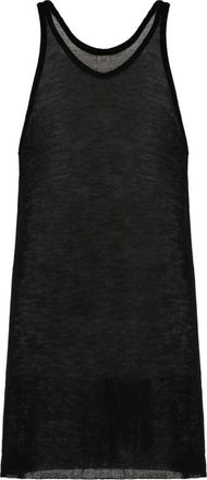 Rick Owens Femme, Tops, Noir, Taille: ONE Size D&eacute;bardeur en maille c&ocirc;tel&eacute;e
