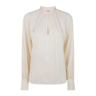 Filippa K Binder-Kragen Bluse - - Blouses & Shirts - Damen - Wei&szlig; - M