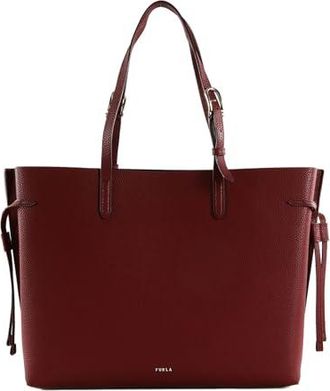 Furla Cuir sac &agrave; &eacute;paule sac shopper Ava Tote Ciliegia d + Nero int rouge fonc&eacute;