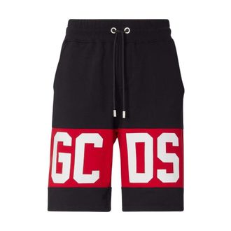 GCDS Band Logo Track Shorts - - Shorts - Herren - Schwarzk - L