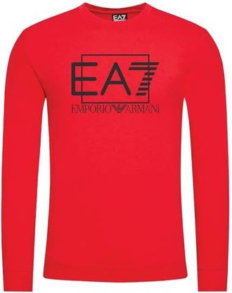 Emporio Armani Sweat Sweatshirt homme EA7 3RPM60 PJ05Z, rouge, XL