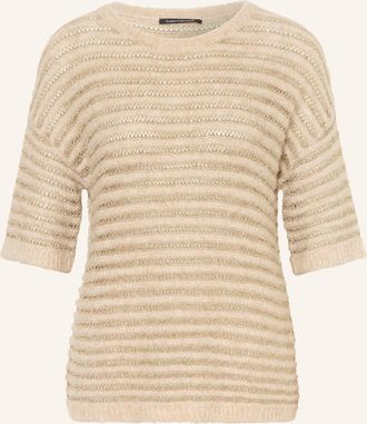 Luisa Cerano Luisa Cerano Strickshirt Mit Leinen Und Glitzergarn rosa