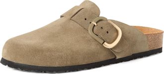 Tamaris Damen Pantoletten, Frauen Clogs, Pantoletten,leger,Nude,Papaw,Pass-Form,Pepper,Pflege-leicht,qualitaet,robust,stabil,weit,Olive,41 EU
