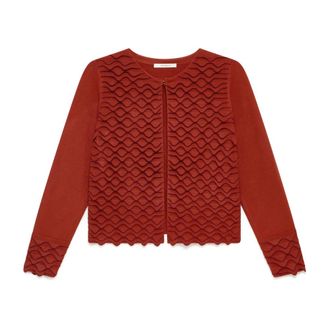 Maliparmi Winter Wave Cardigan - - Knitwear - Damen - Braun - S