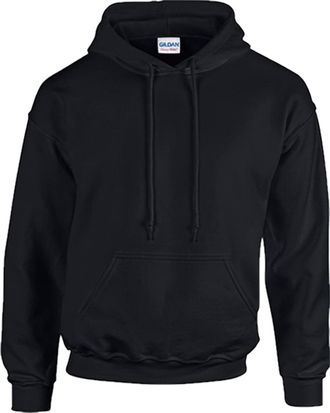 Gildan Sweatshirt mit Kapuze Heavy Blend XXL,1x Schwarz & 1 HLKauf Block